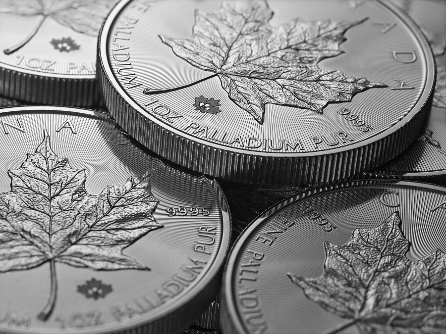 1 oz Canadian Palladium Maple Leaf Coin – MF Bullion Canada