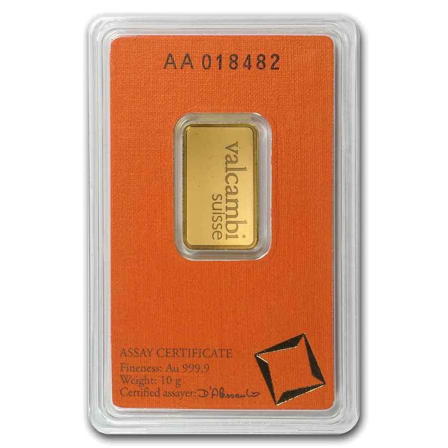 10 gram Gold Bar - MF Bullion Canada